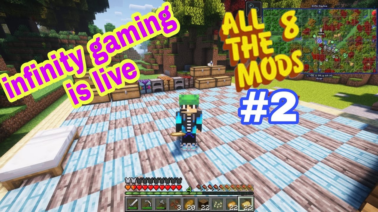 Infinity Gaming Live Stream | Mine Craft All The Mods | New Gaming ...