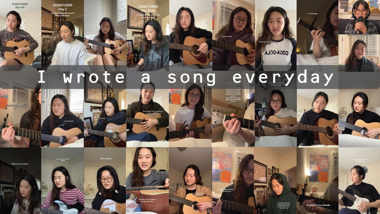 I wrote a song every day - YouTube
