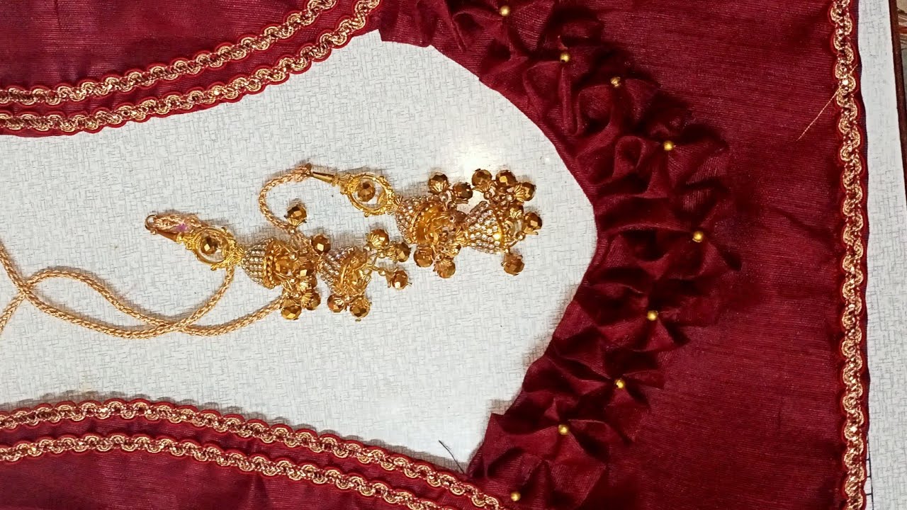 designer blouse cutting and stiching - YouTube
