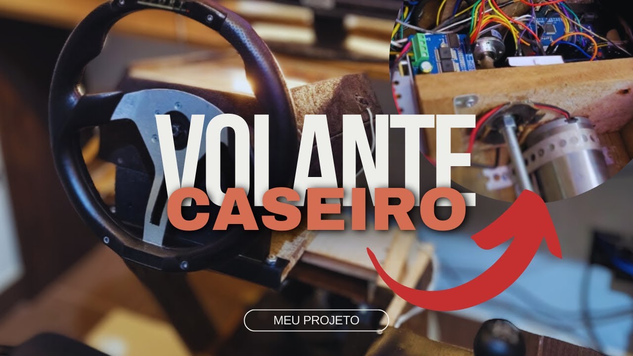 Volante Caseiro para PC + Gameplay ETS 2 - YouTube