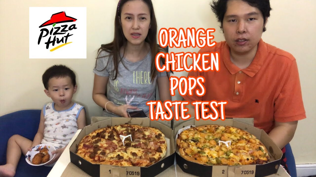 ORANGE CHICKEN POPS PIZZA | BACON BURGER PIZZA | TASTE TEST REVIEW ...