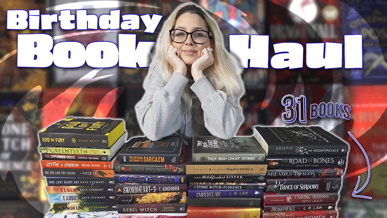 Birthday Book Haul HUGE 31 BOOK HAUL 📚 New Releases and Anticipated ...