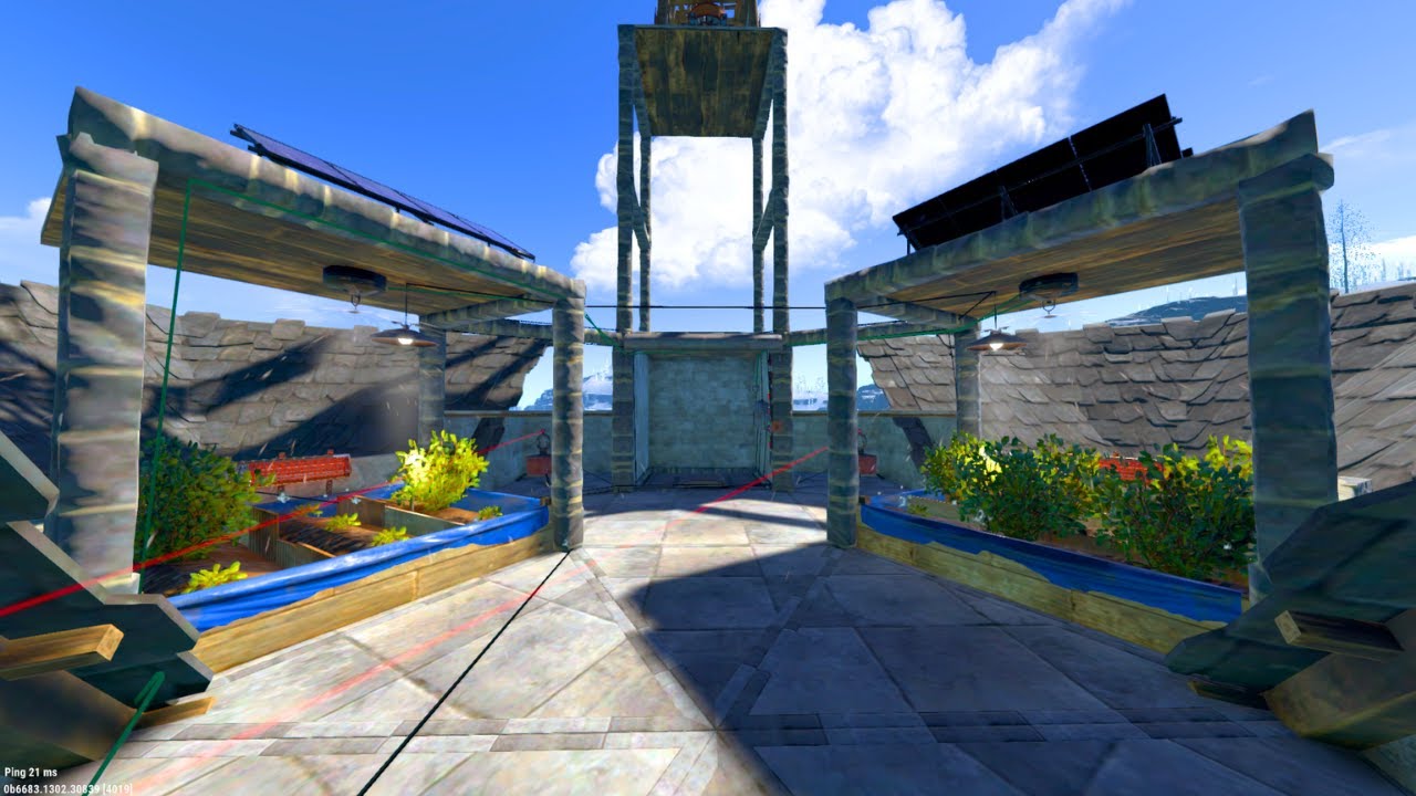 I made a berry farm on my roof & i love it! Rust solo - YouTube