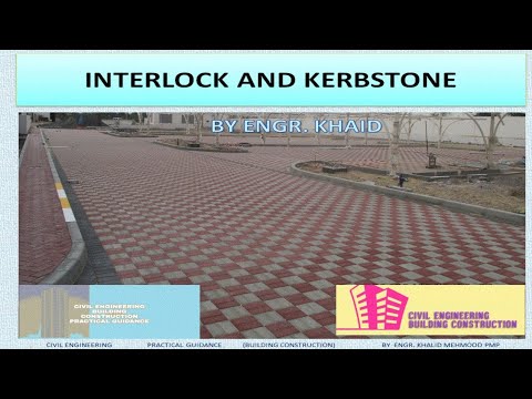 Interlock and kerb stone construction procedure - YouTube