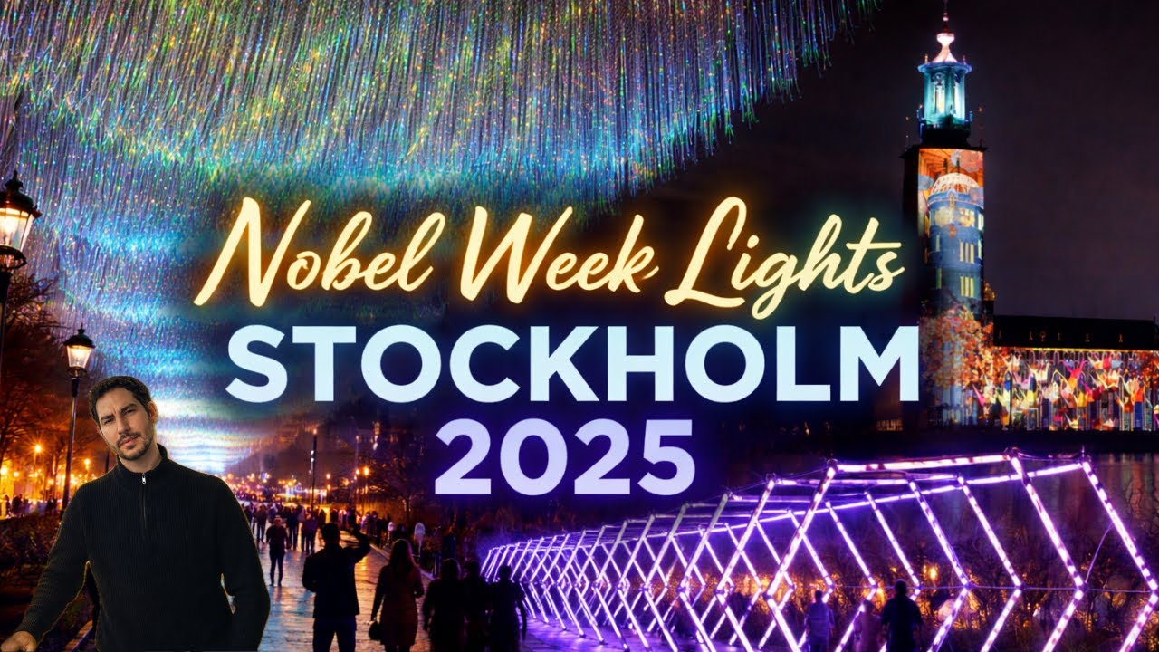 Nobel Week Lights 2025 Stockholm | Işık Festivali Büyüledi! - YouTube
