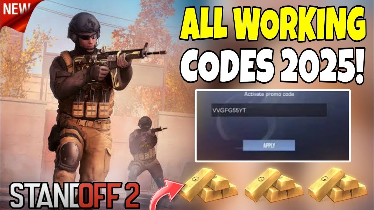 ⚠️SURPRISE CODES⚠️ALL WORKING CODES IN STANDOFF 2 PROMO CODES 2025 ...