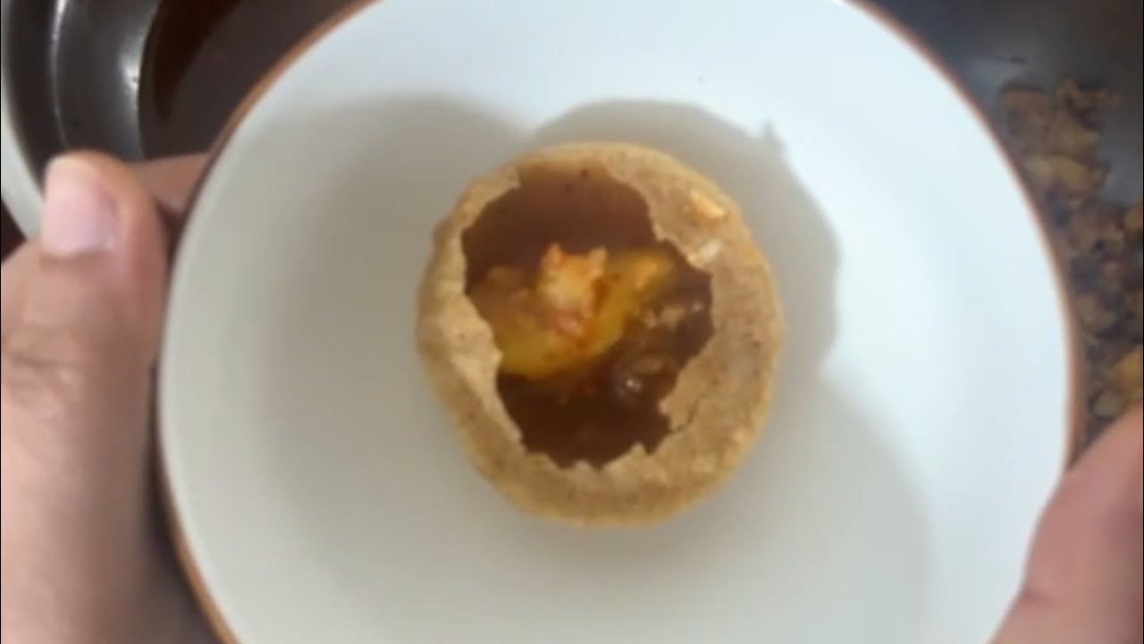 Golgappa Street Style At Home 😋🔥 | Pani Puri Recipe 🥔🌶️ - YouTube