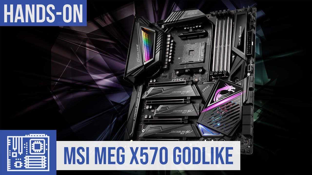 MSI MEG X570 Godlike Unboxing zum Ryzen 3000-Mainboard - YouTube