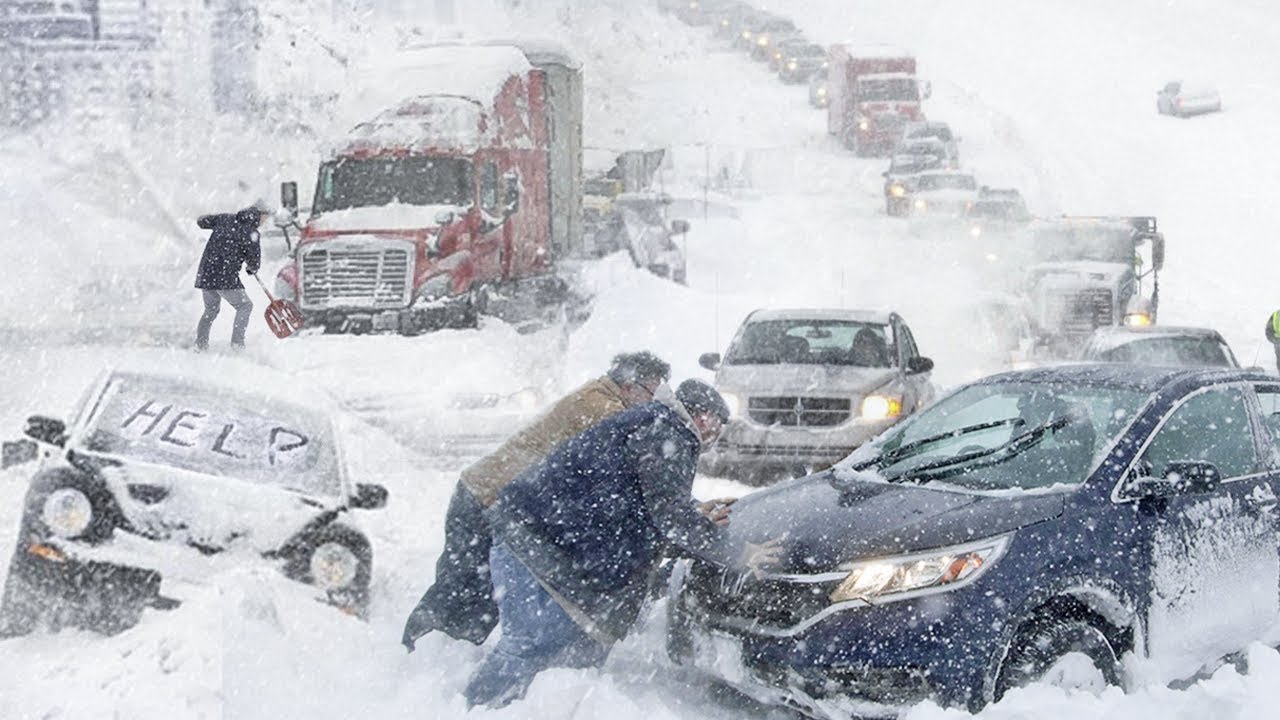Snow Horror in Turkey! The north of the country is buried in snow ...