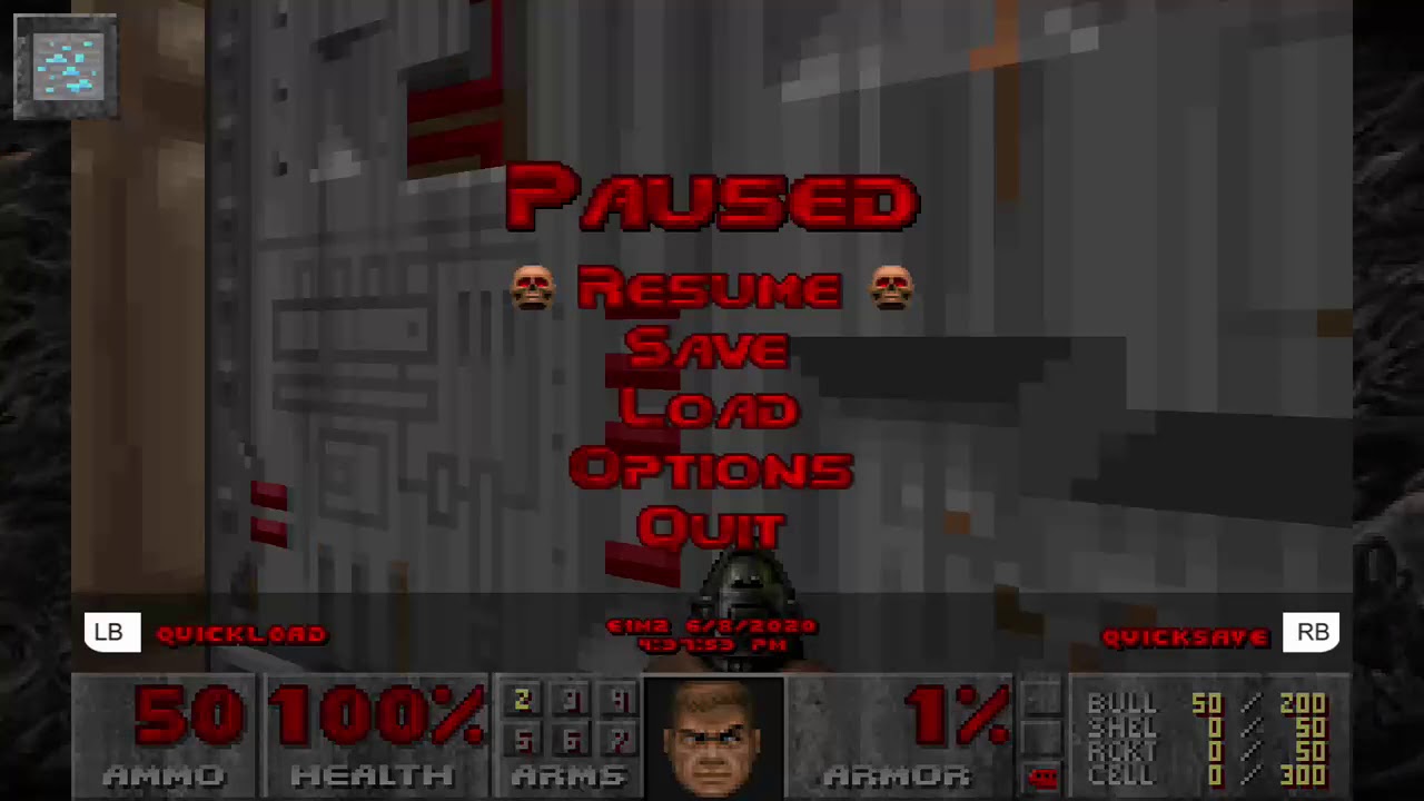 Doom Unity Xbox one E1M2 in 0:21 ITYTD - YouTube