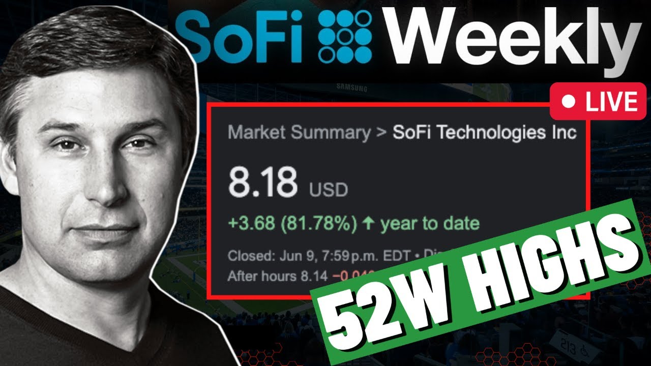 SOFI STOCK HITS 52 WEEK HIGHS | SOFI WEEKLY - YouTube
