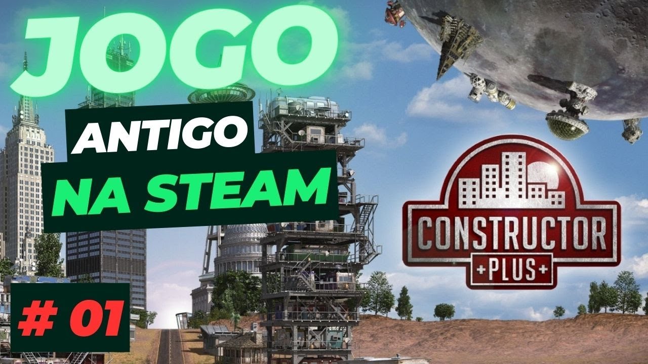 Jogo muito bom na Steam! Jogo de gerenciamento de bairro! Jogo antigo! Constructor Plus! # 01 ...