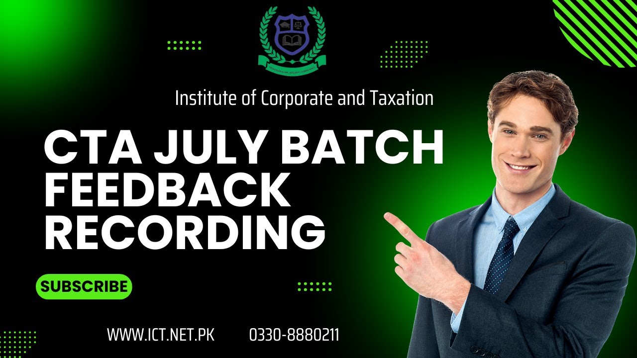 CTA ONLINE JULY BATCH FEEDBACK RECORDING. - YouTube
