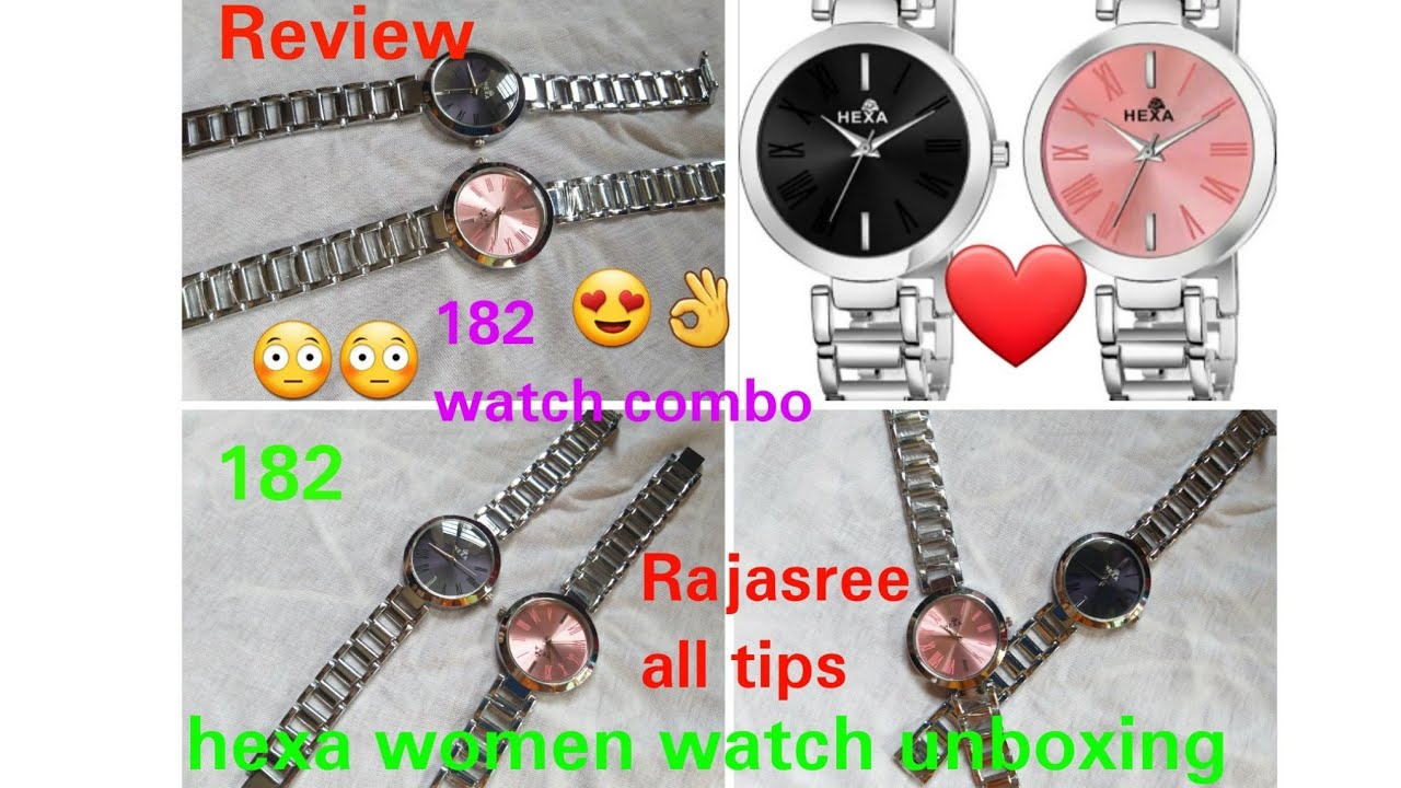 HEXA WOMEN WATCH | hexa hx-1062 analog watch for women review | women ...