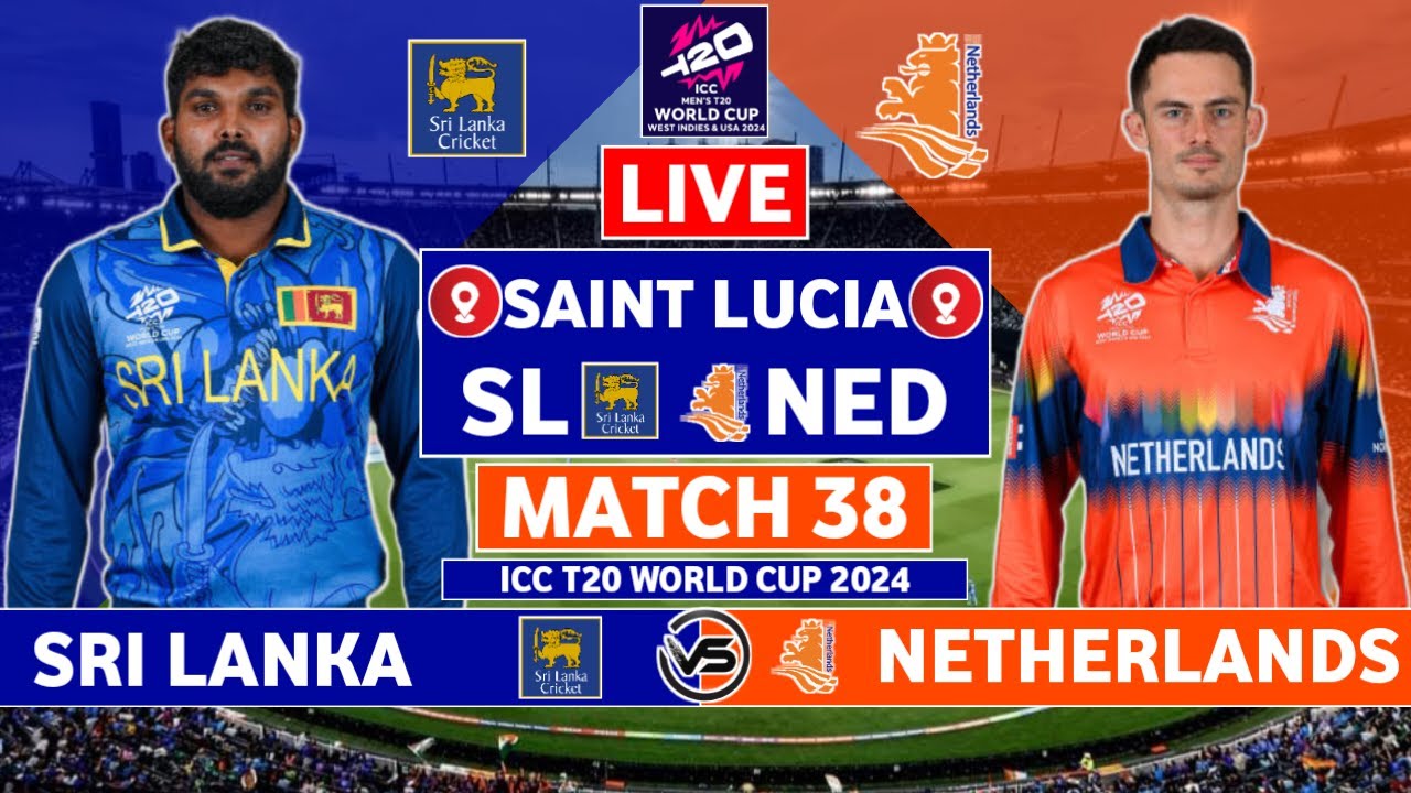 Sri Lanka vs Netherlands Live Match | SL vs NED Live Match Today | ICC ...