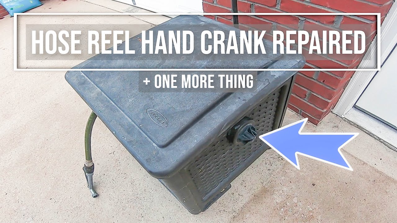 Hose Reel Crank Handle Replaced - YouTube
