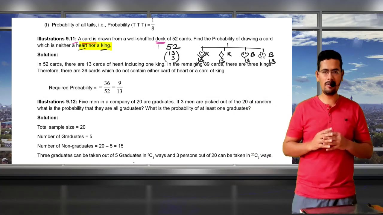9.5 Random Variable| cs foundation Statistics | CA Foundation| CMA ...