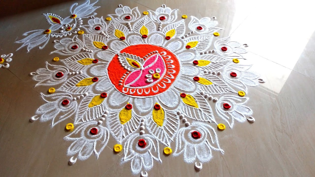 Amazig diwali padi kolam || Pooja door decoration || Nilaivasal ...