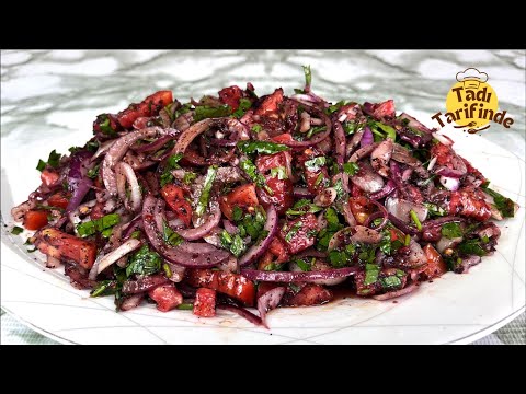 Tablacı Salatası 🥗 | Etin Yanına En Yakışan Efsane Lezzet! 😋
