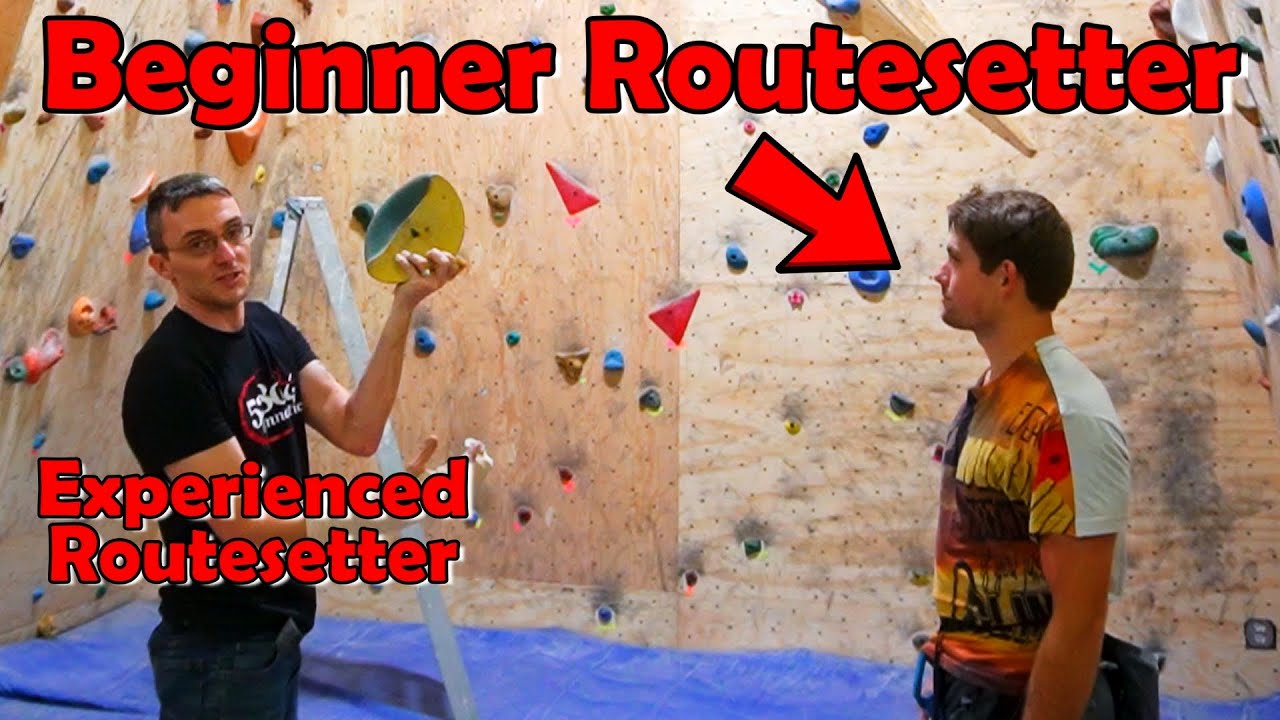 Teaching a Beginner Routesetter - YouTube