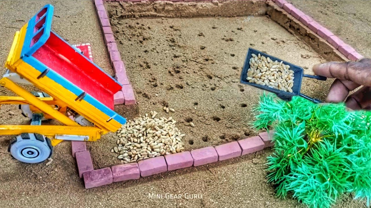 How to make tractor machine seed spreader science project | @toptengear ...