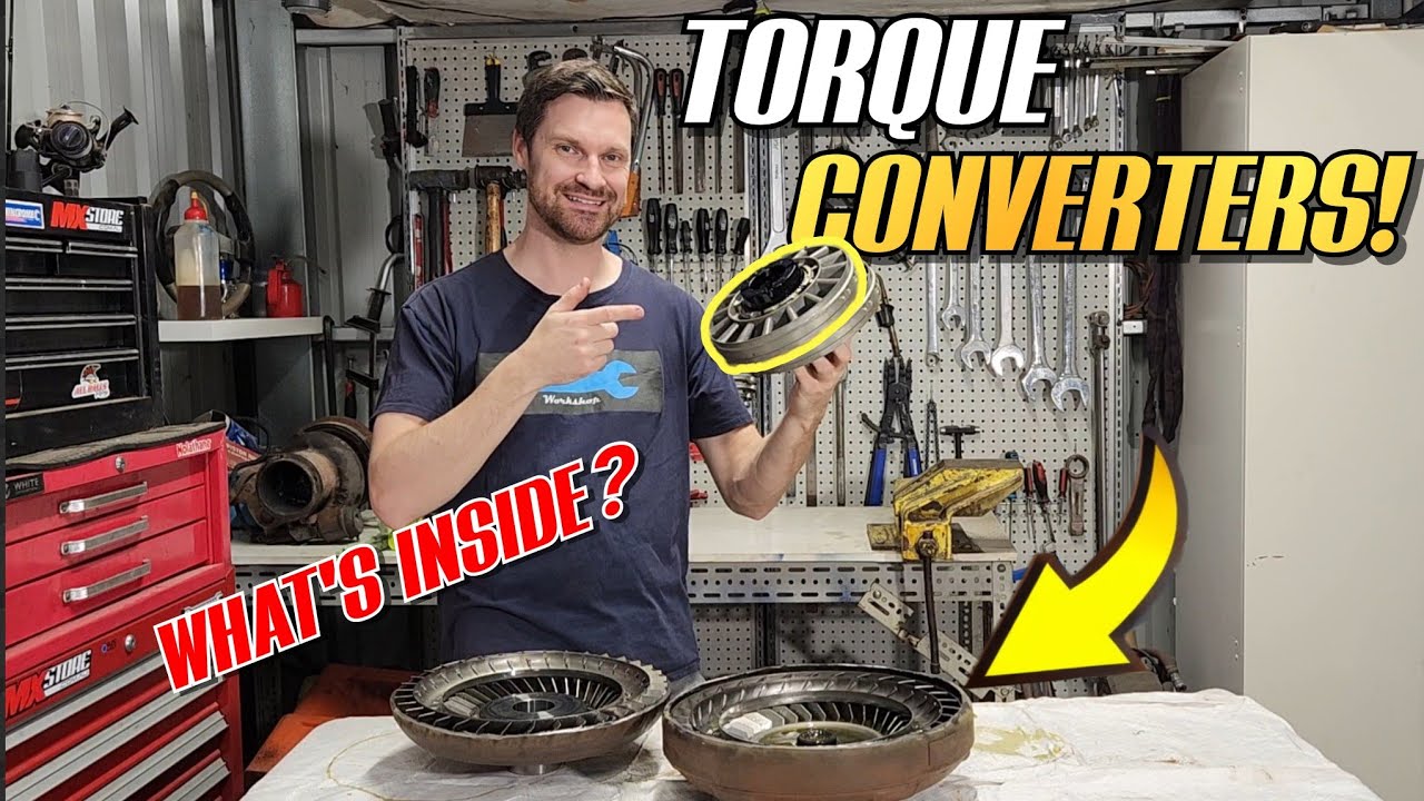 How Does A Torque Converter Work & What's Inside? - YouTube