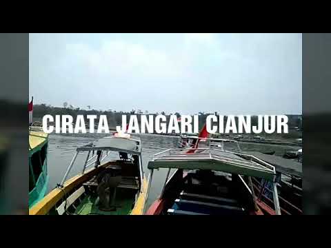 Cirata Jangari, Naik Perahu ke kolam Jaring apung - YouTube