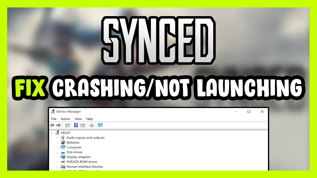 How to FIX SYNCED Crashing / Not Launching! - YouTube
