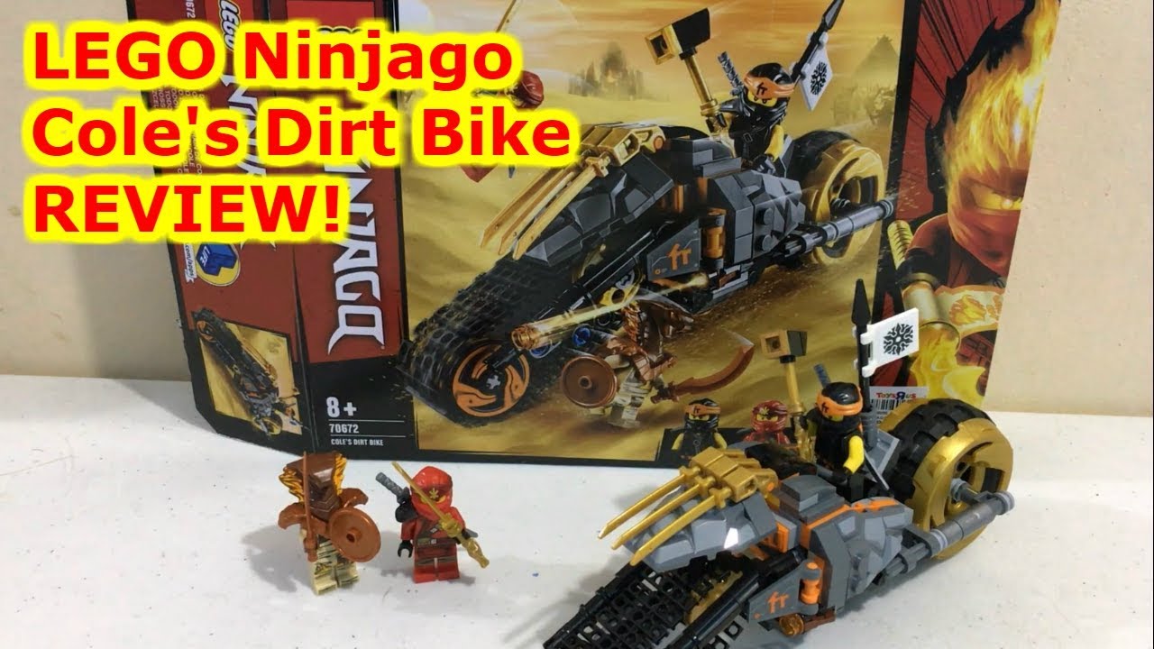 LEGO Ninjago Cole's Dirt Bike 70672 Review and an Announcement - YouTube