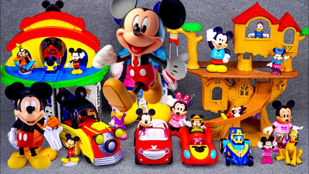 12 Minute Satisfying Unboxing Mickey Mouse Clubhouse Tree House ...