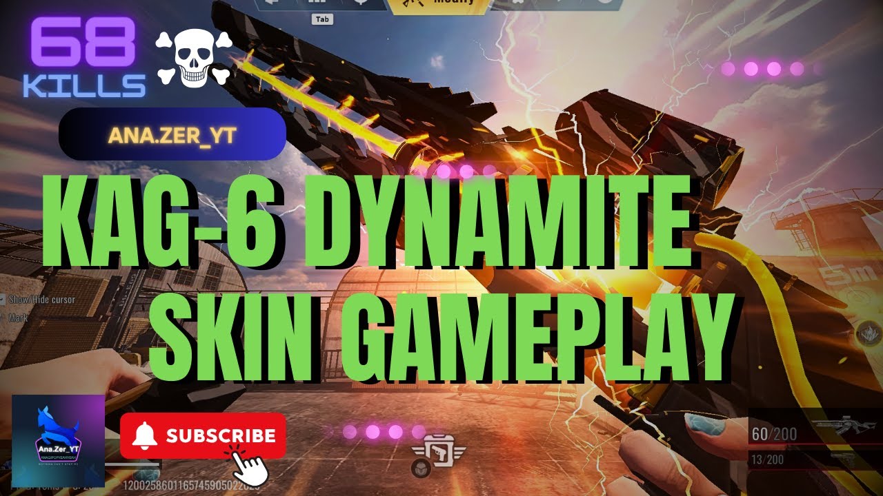 *REVIEWING KAG-6 DYNAMITE* - 68 KILLS *SQUAD RANKED MATCH 37K POINT+ ...