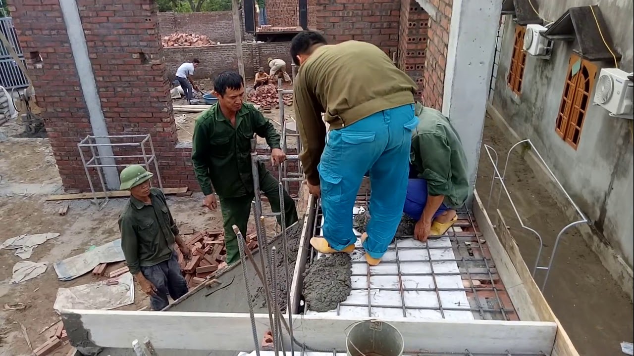 Primitive Construction Beams Stairs Concrete - Amazing Techniques ...