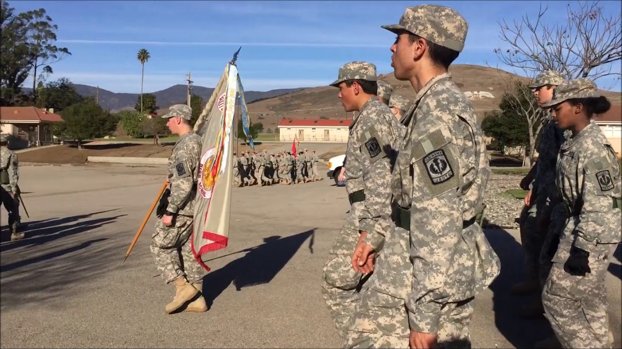WRHS JROTC Cadets at JCLC Camp SLO January 2018 - YouTube