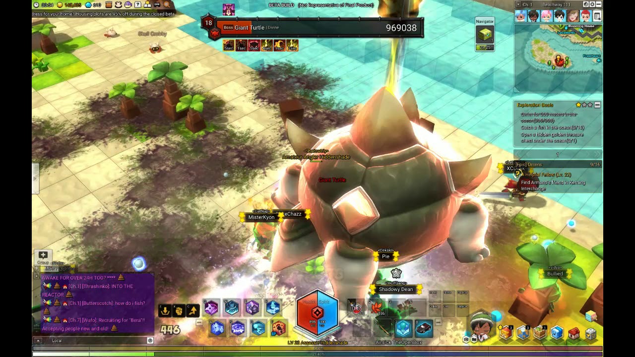 MapleStory2 - Giant Turtle boss - YouTube