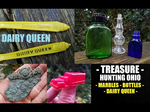 Treasure Hunting - Digging An Old Dump - Bottle Digging - Antiques ...