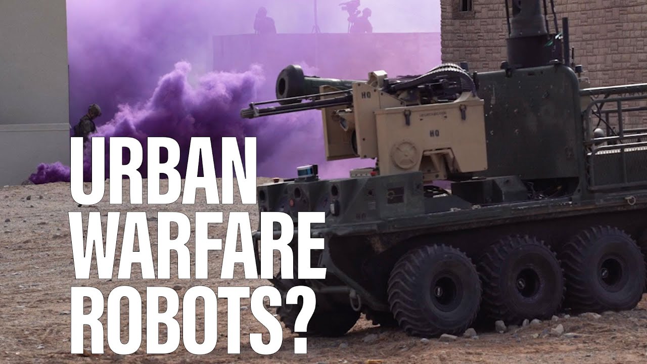 Army units practice urban combat with robots - YouTube
