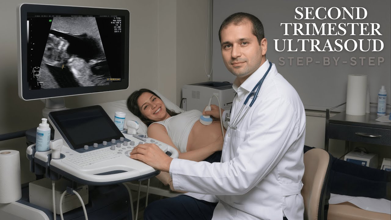 Second Trimester Ultrasound | Step-by-Step Scan (20–30 Weeks) # ...