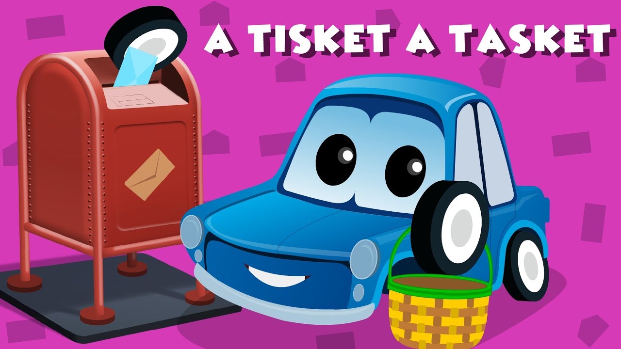 Zeek and Friends | Tisket Tasket | Car Song And Rhymes | Cartoon About ...
