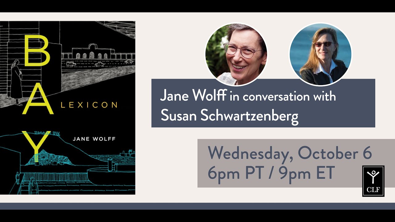 CITY LIGHTS LIVE! Jane Wolff in conversation with Susan Schwartzenberg ...