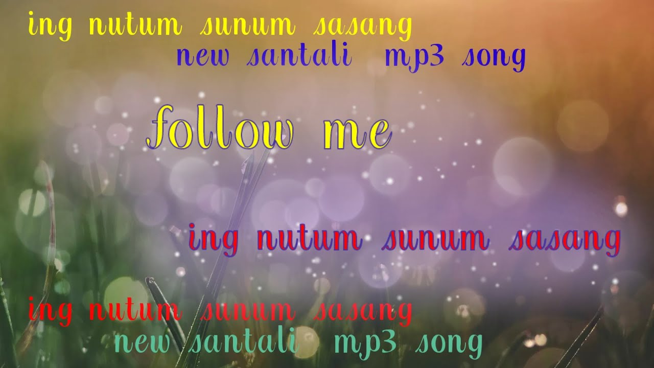 ing nutum sunum sasang || santai song 🎶|| #santali - YouTube