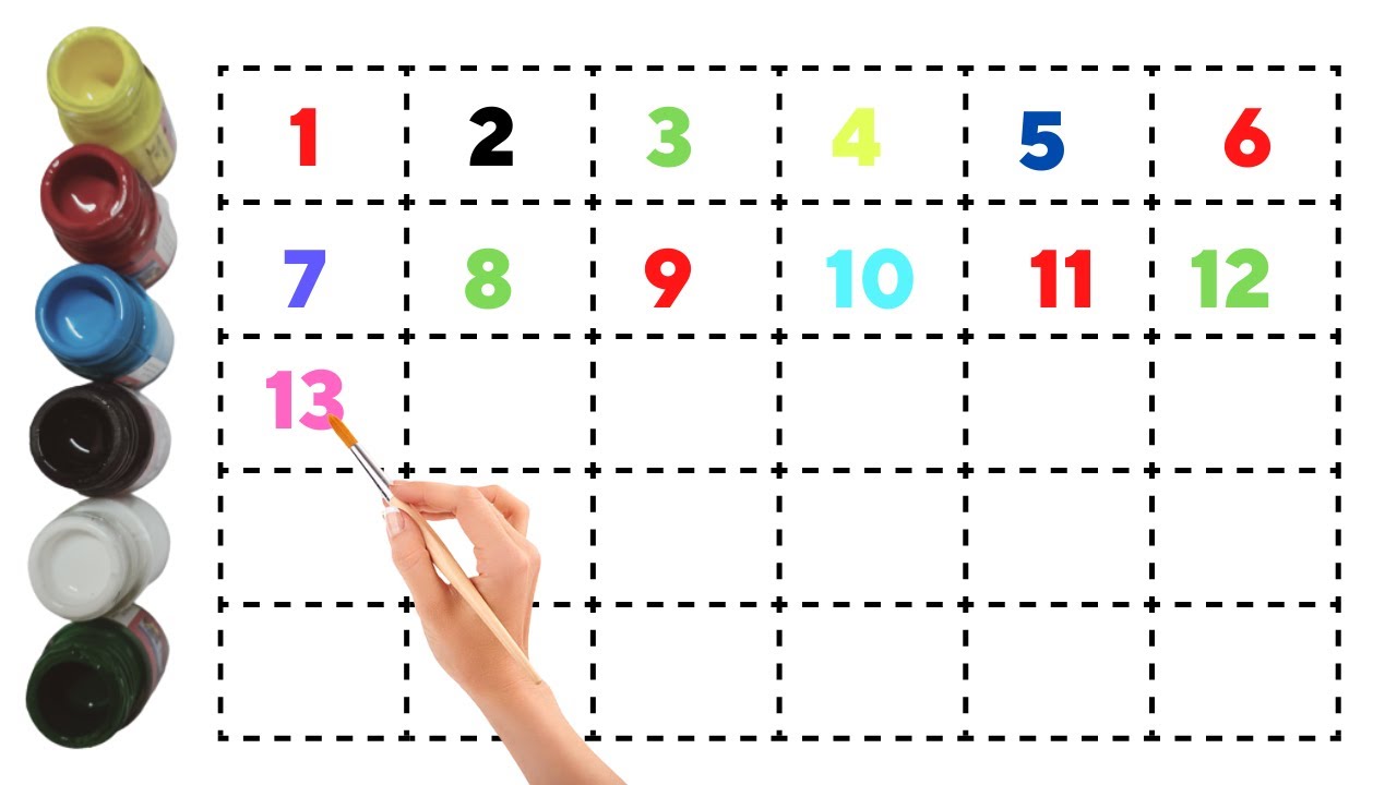 12345 Number Writing | 1 to 30 | Numbers Tracing | 1234 Learning ...