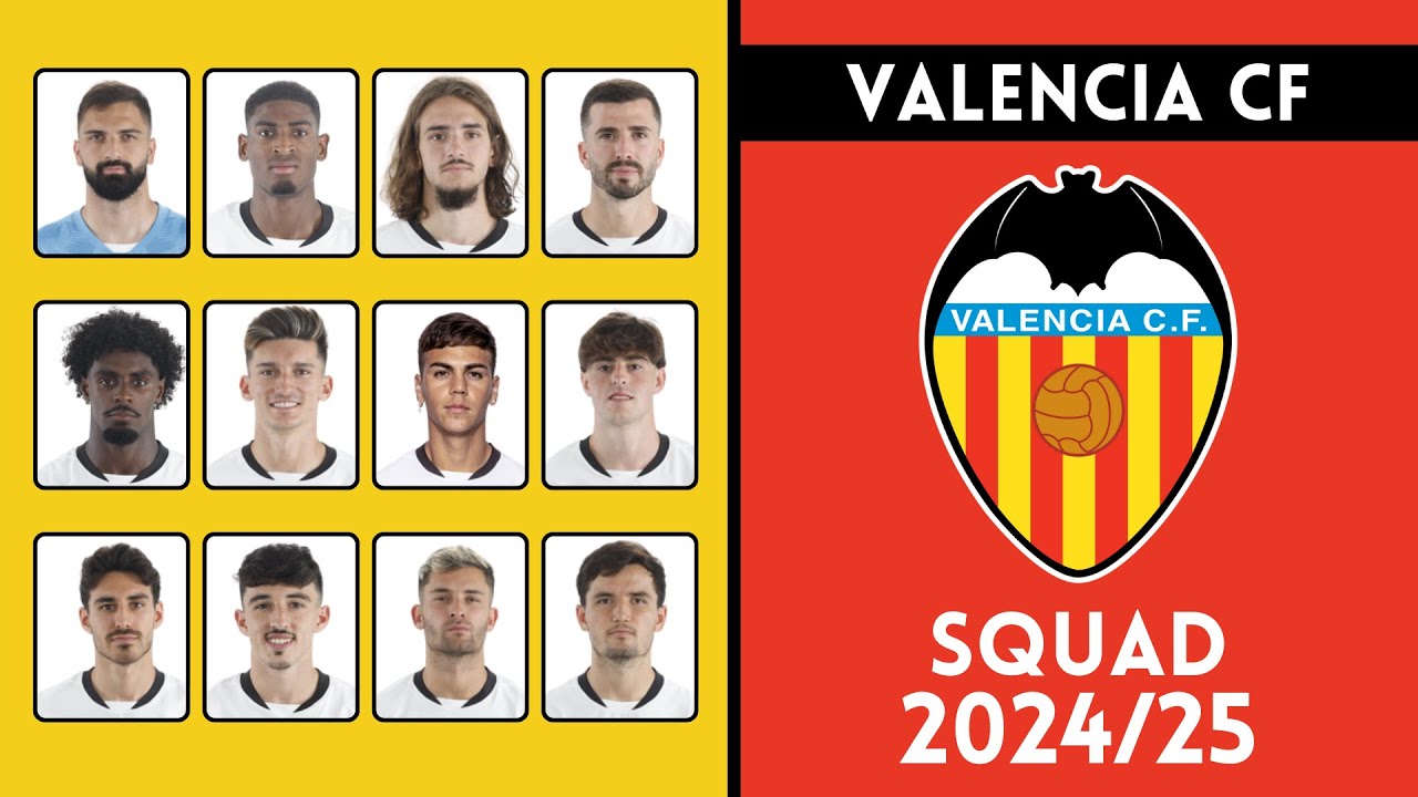 Valencia CF Squad For Season 2024/25 | Valencia | Roster Insight - YouTube