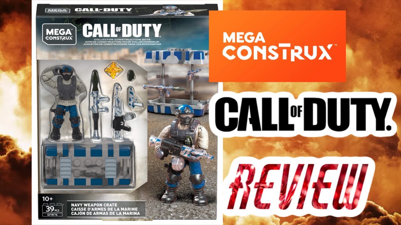 Mega construx Call of Duty Navy Weapon Crate - YouTube