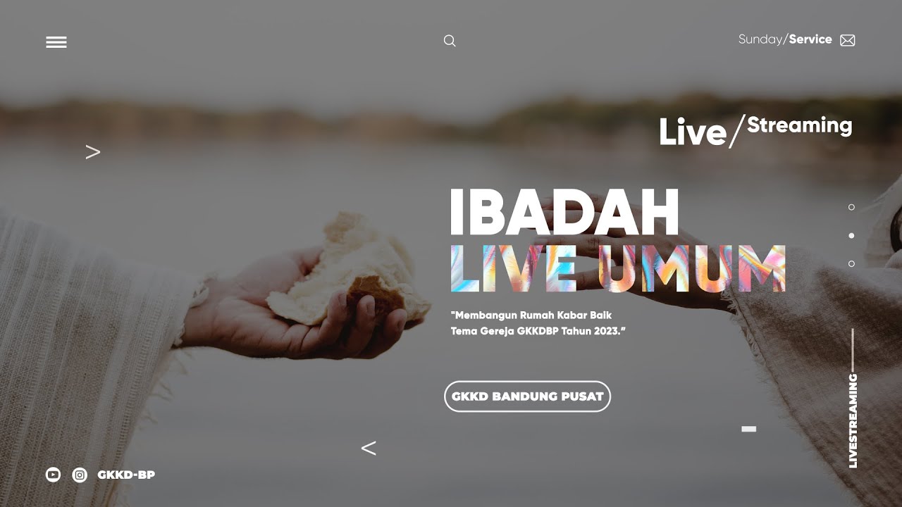 Ibadah Live Umum GKKD-BP || Minggu, 18 Juni 2023 - YouTube