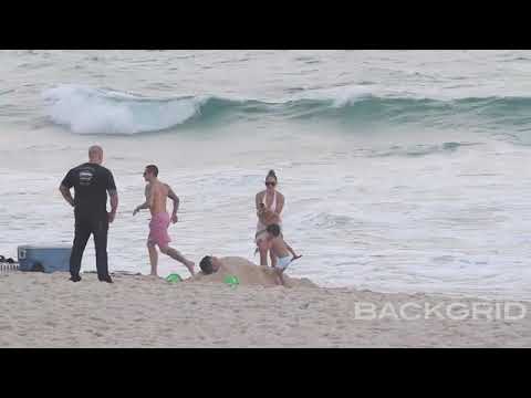 Jennifer Lopez and Casper Smart on the beach in Rio de Janeiro, Brazil [June 2012]