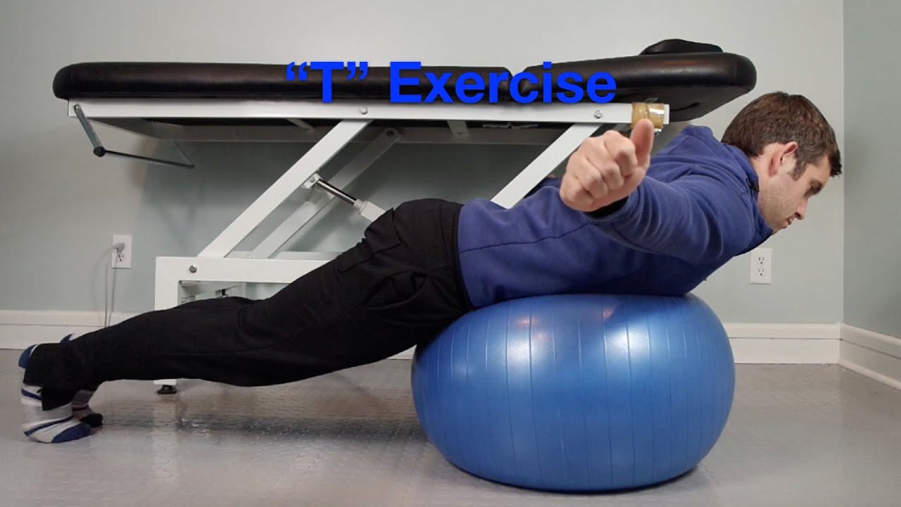 "T" exercise - North York Toronto Chiropractor ARC Health - YouTube
