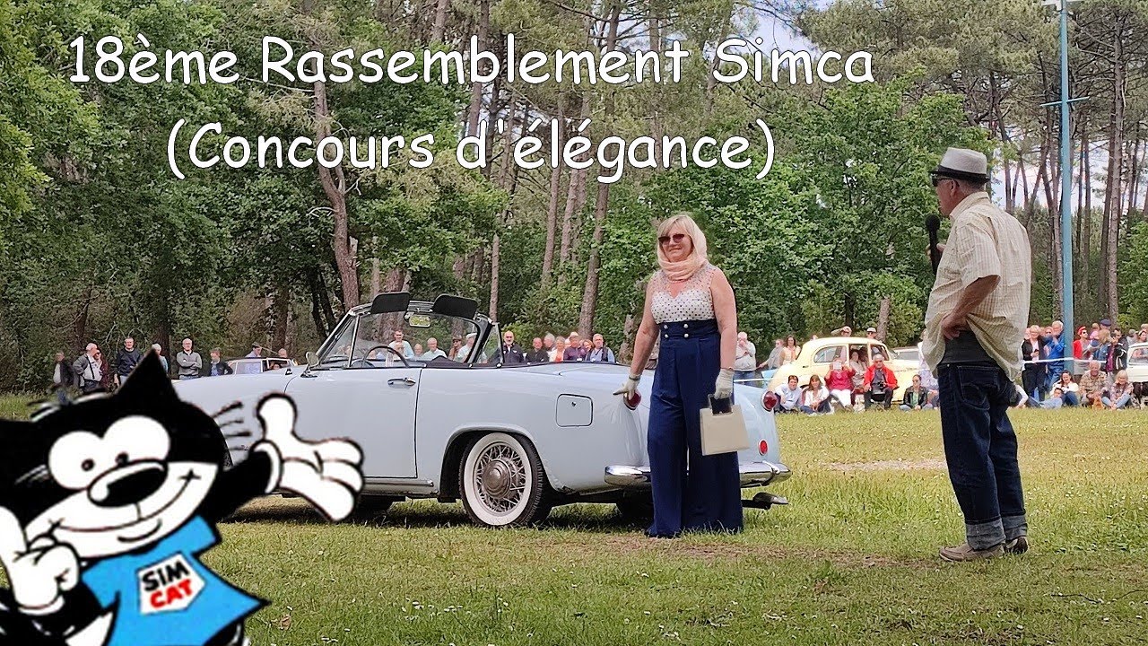 18ème Rassemblement Simca (Concours d'élégance) - YouTube
