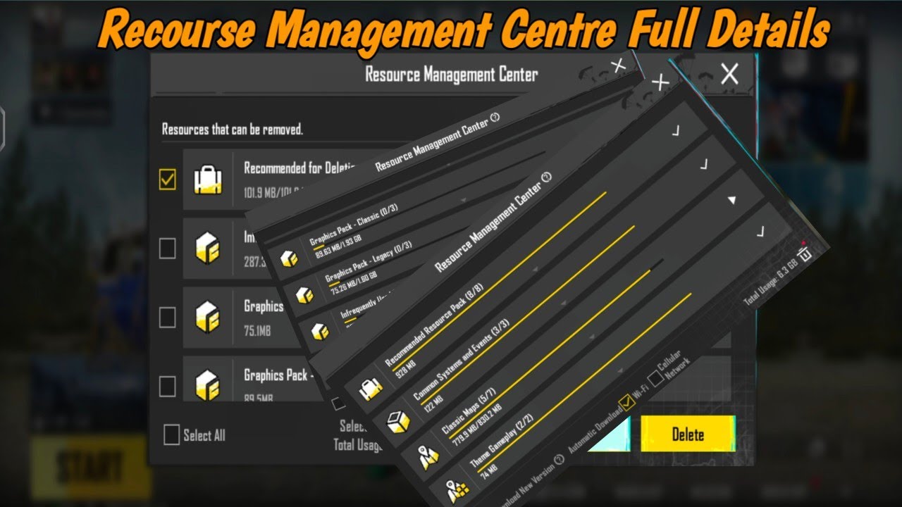 resource management centre || resource management center bgmi problem ...