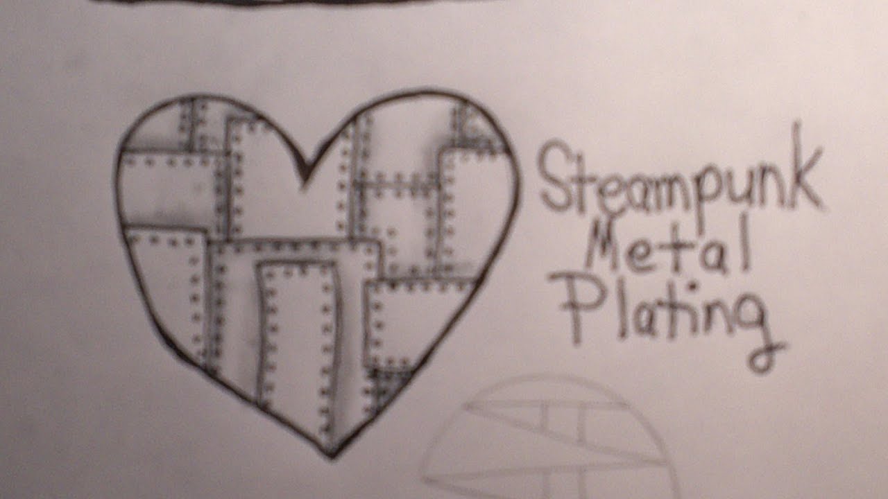 Zentangle Pattern "Steampunk Metal Plating" - YouTube