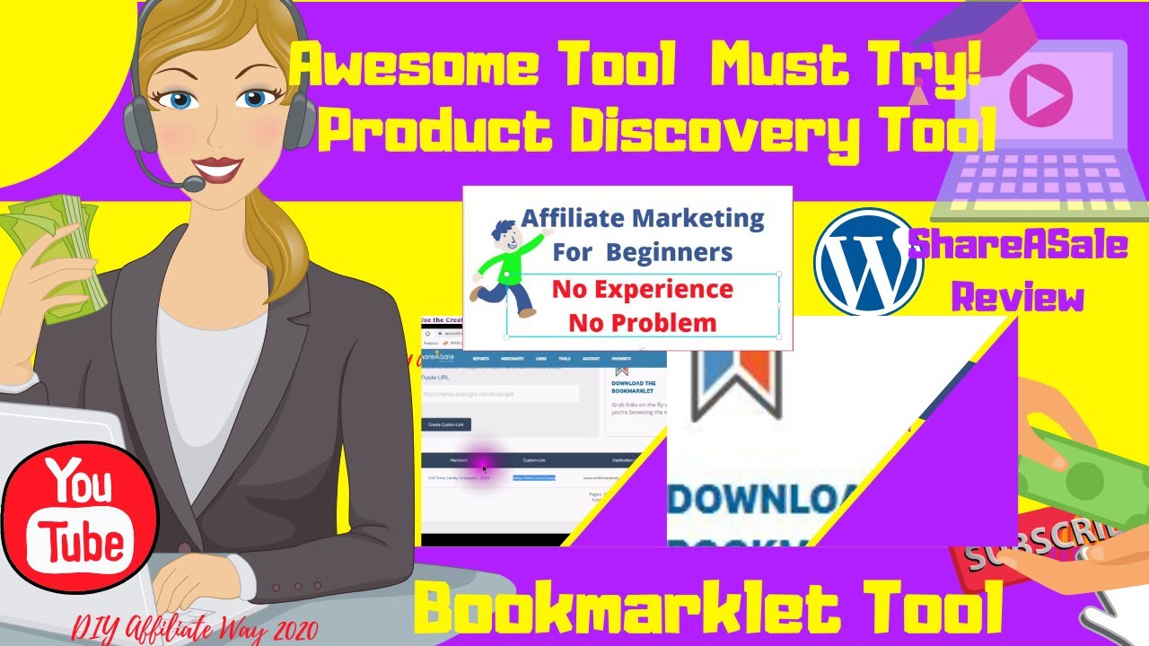 Awesome Tool Must Try Bookmarklet Tool Product Discovery Tool ShareASale Review - YouTube